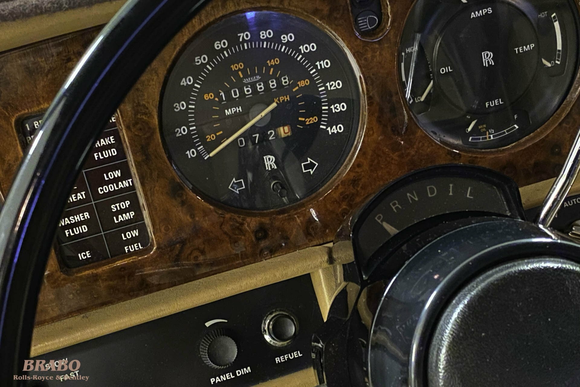 silver shadow dashboard